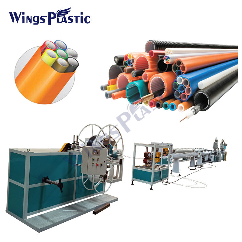 PE Corrugated Optic Duct Production Line/ Cod Pipe Making Machine